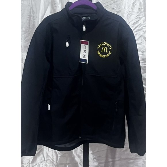 Clique | Jackets & Coats | Mcdonalds Softshell Work Uniform Jacket Sz ...